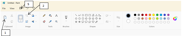 How to launch Paint App and Crop images | AEROSPACE and ASTRONAUTICS